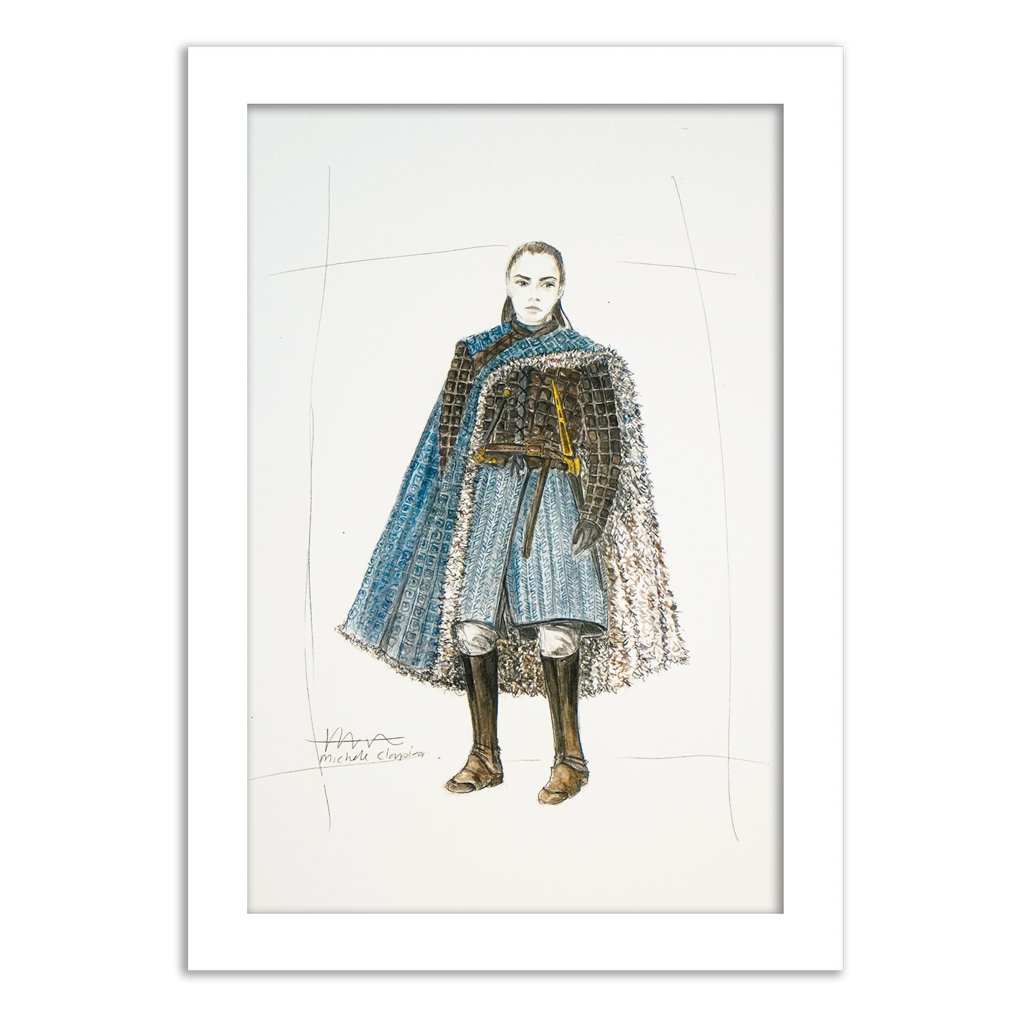Arya Stark - Michele Clapton Art Print – Game of Thrones Studio Tour