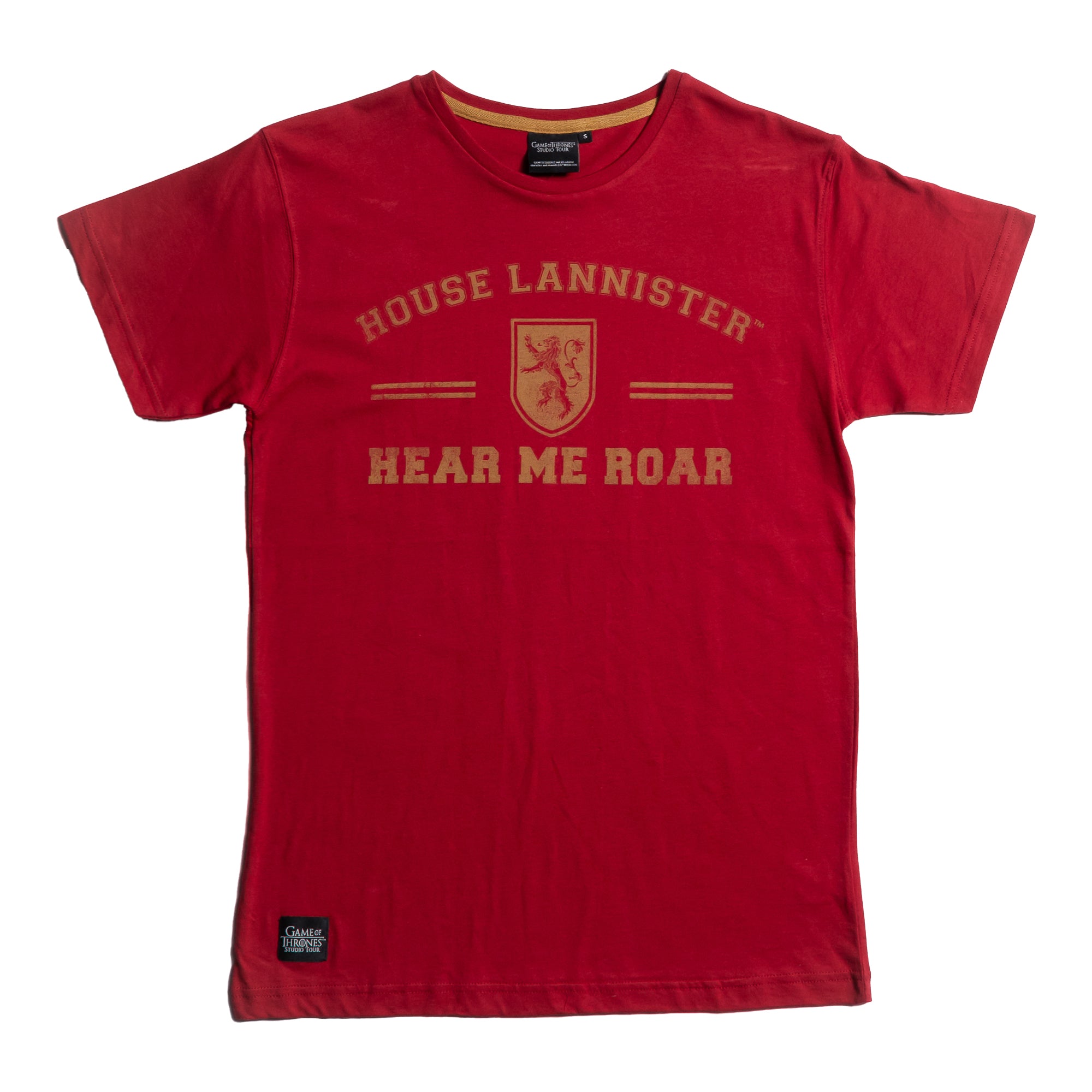 House Lannister - Burgundy House Motto TShirt – Game of Thrones Studio Tour