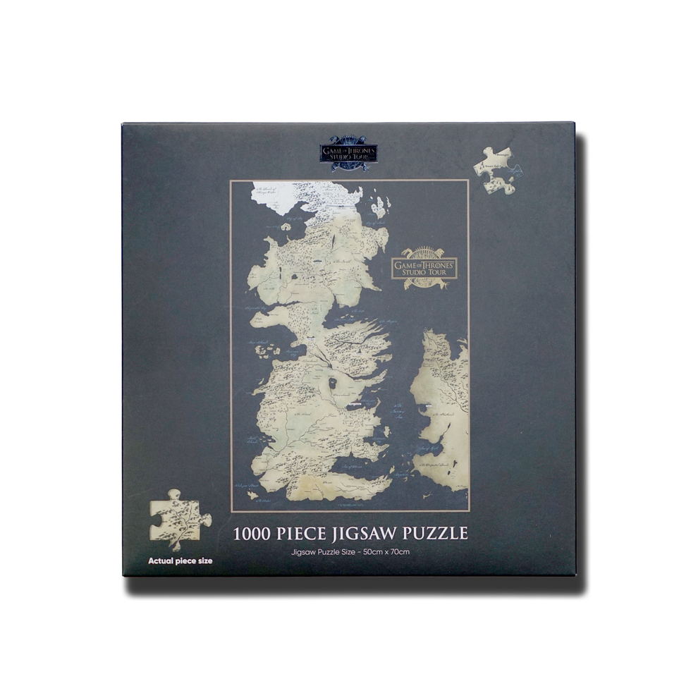 Map - 1000 Piece Jigsaw Puzzle – Game of Thrones Studio Tour