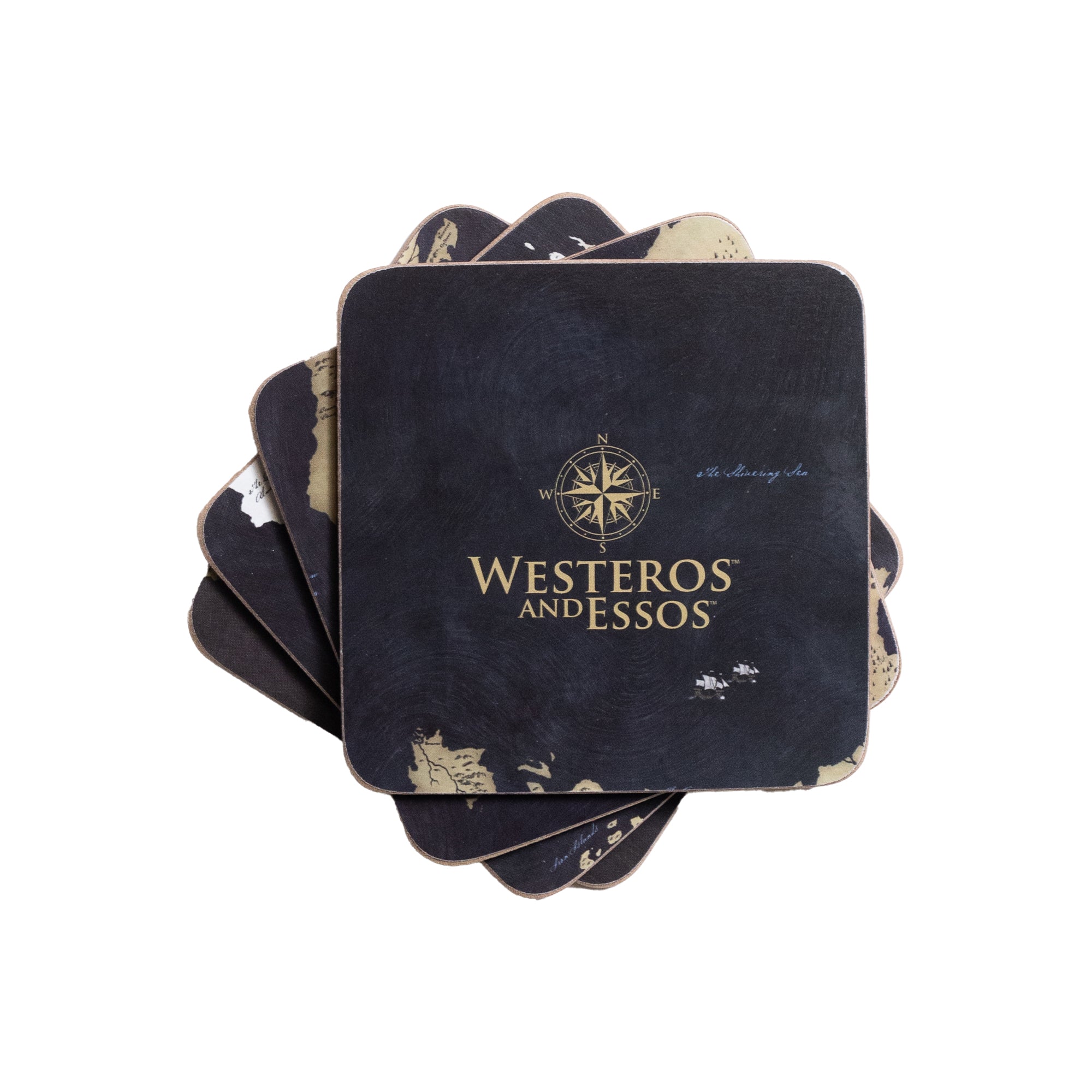 Map - 4 Pack Arrangement Coaster Set – Game of Thrones Studio Tour