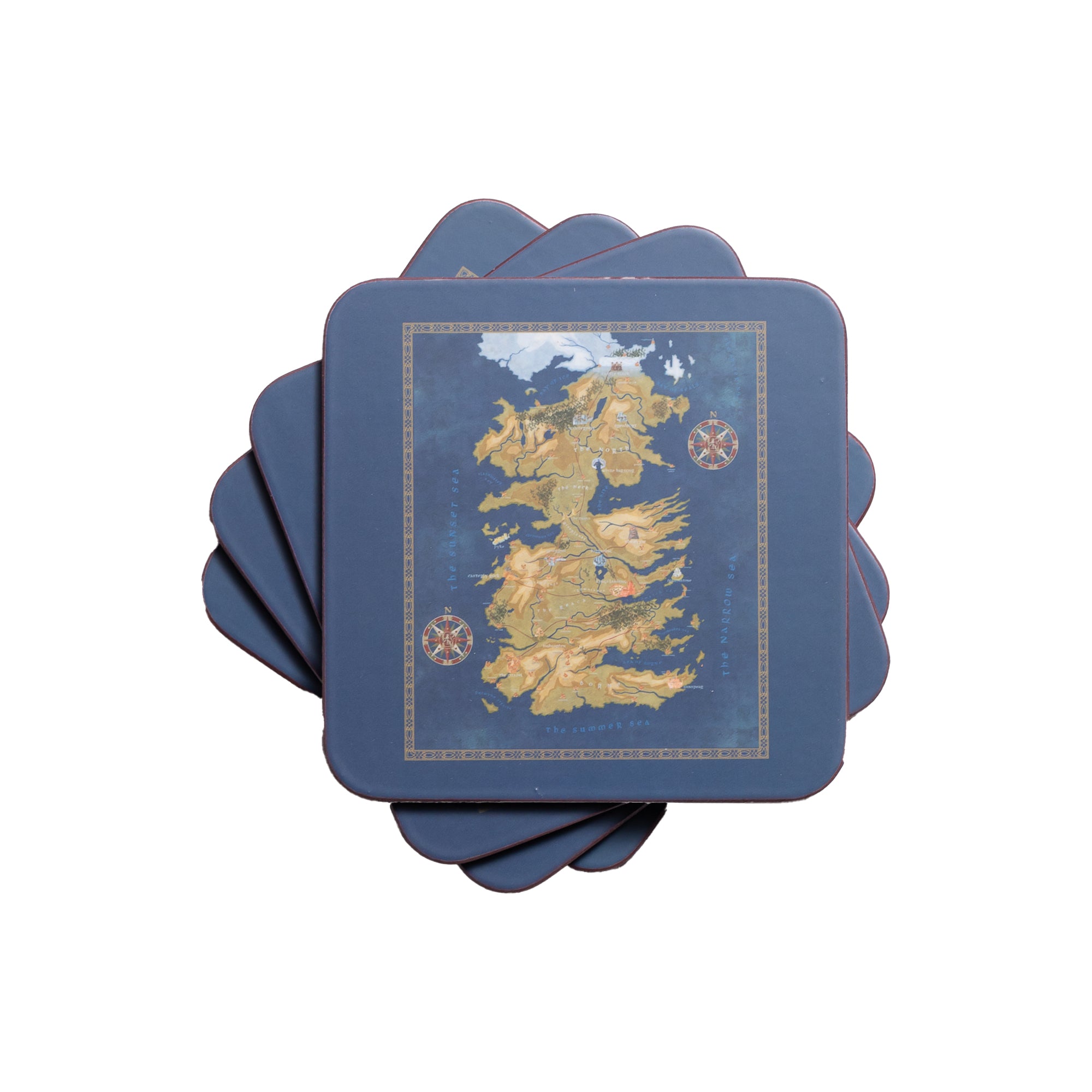Map - Coaster Set – Game of Thrones Studio Tour