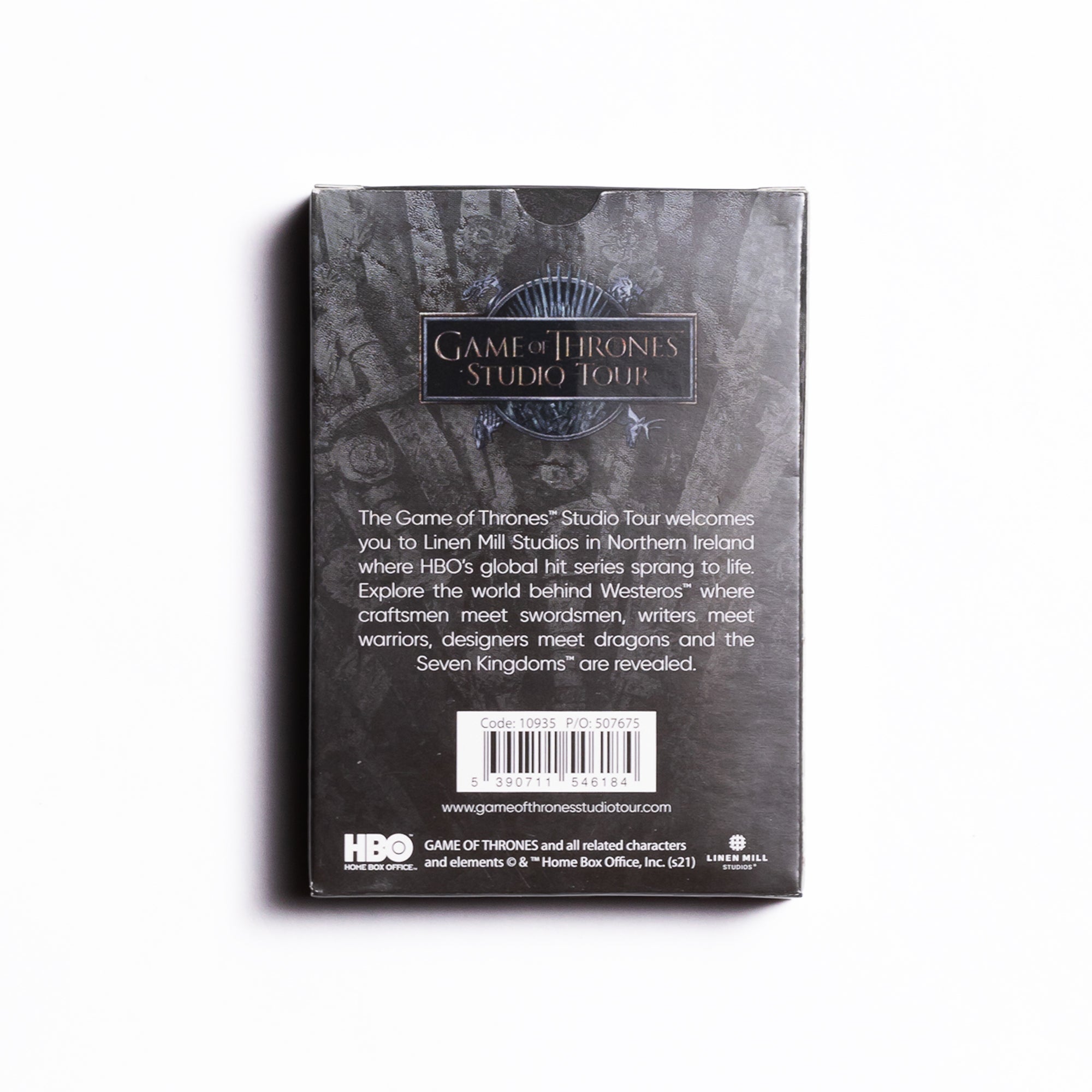 Map - Playing Cards – Game of Thrones Studio Tour
