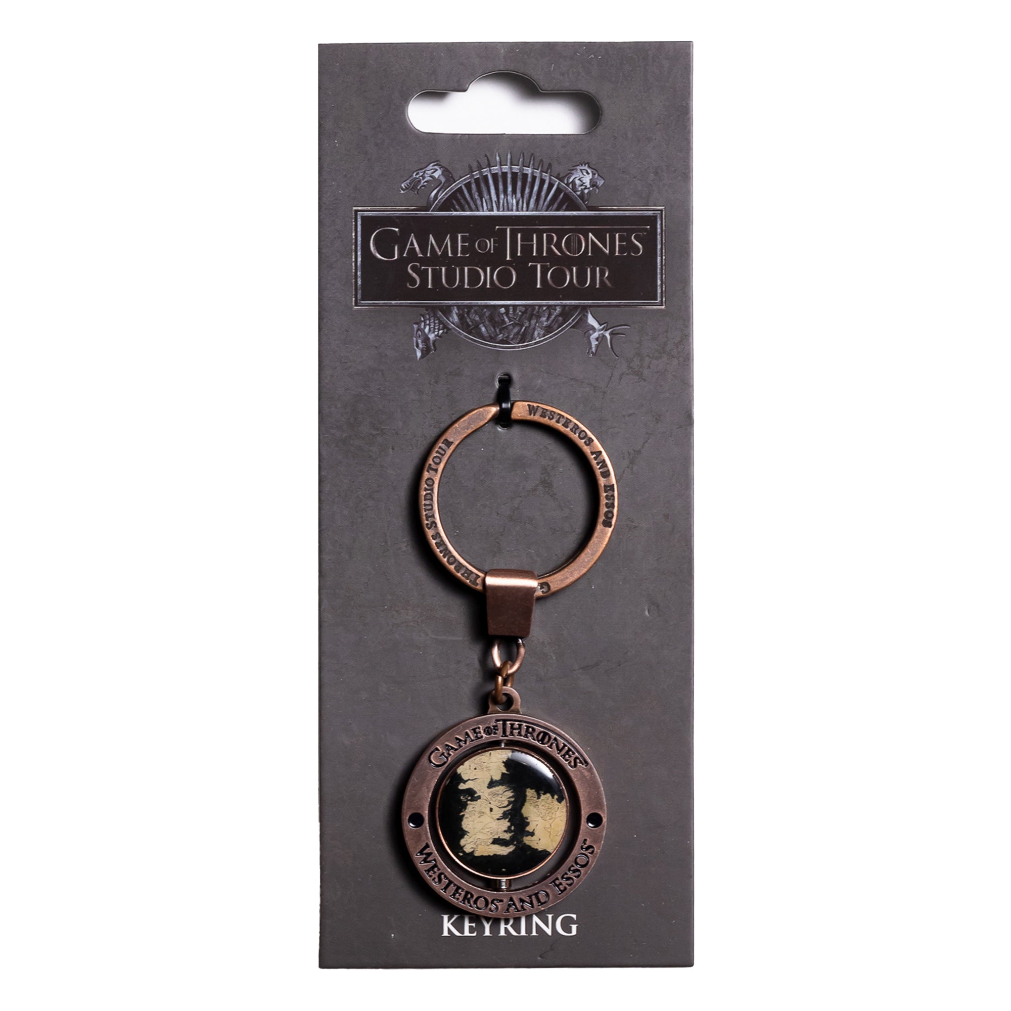 Map - Spinner Keyring – Game of Thrones Studio Tour