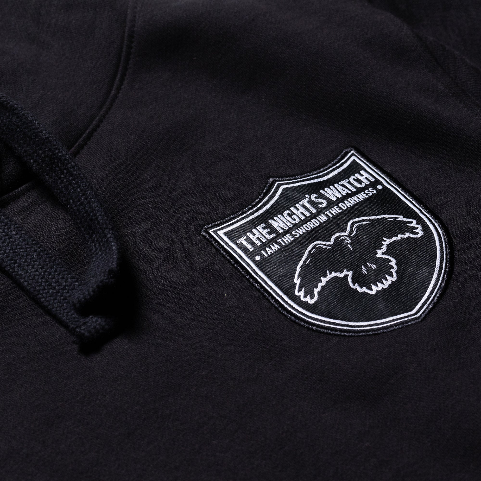 The Night's Watch - Crow Badge Unisex Hoodie – Game of Thrones Studio Tour