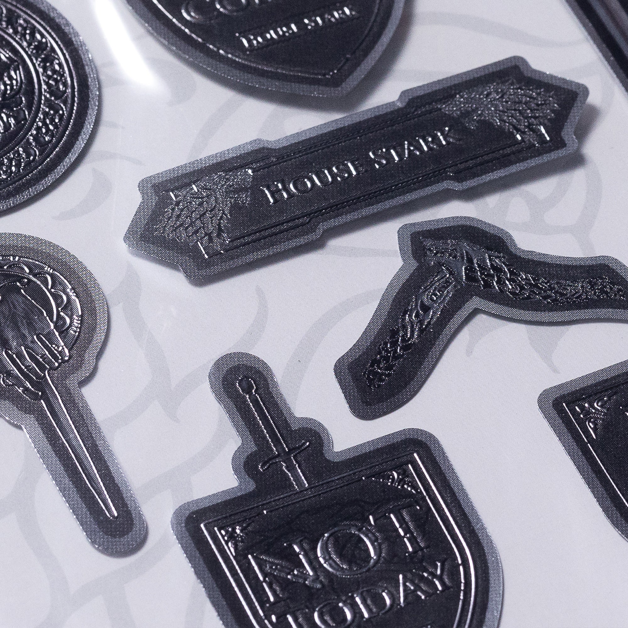 House Stark - Metallic Stickers – Game of Thrones Studio Tour